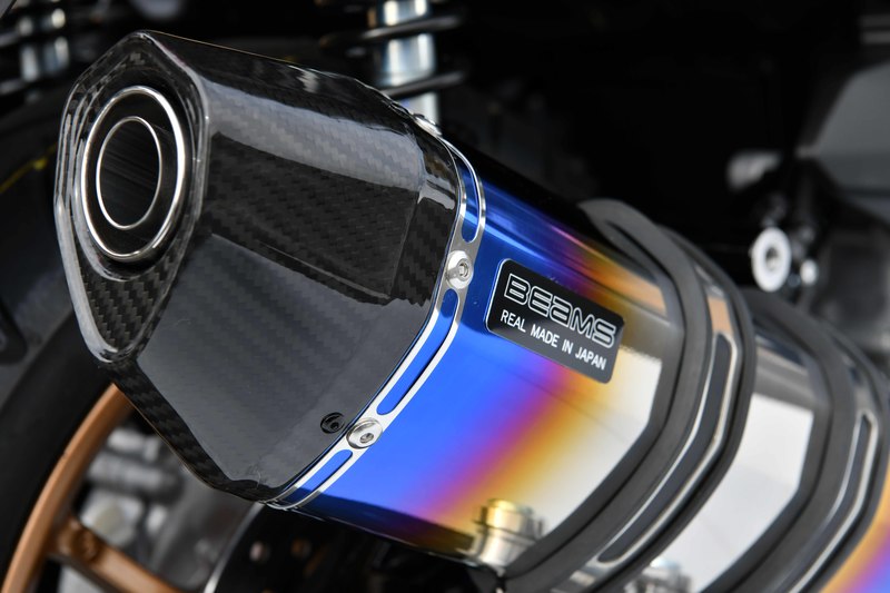 CORSA-EVOⅡ ヒートチタン フルエキゾースト：N-MAX155：2022〜：政府認証 ｜ BEAMS